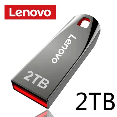 Lenovo Tb Usb Flash Drives Mini Metal Real Capacity Memory Stick Black