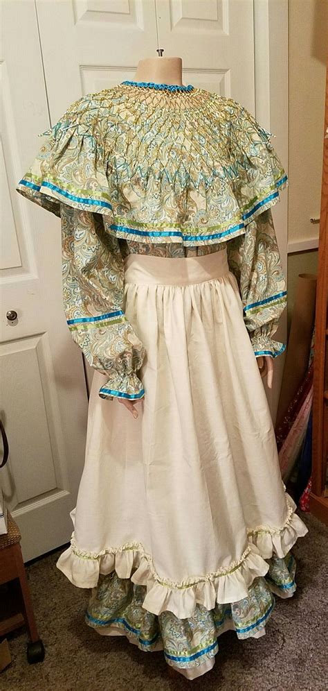 Traditional Chickasaw Dress Beaded Collar And Apron For My Oldest