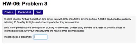 Solved HW 06 Problem 7 Previous Problem List Next 2 Points Chegg Com