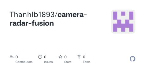 github thanhlb1893 camera radar fusion