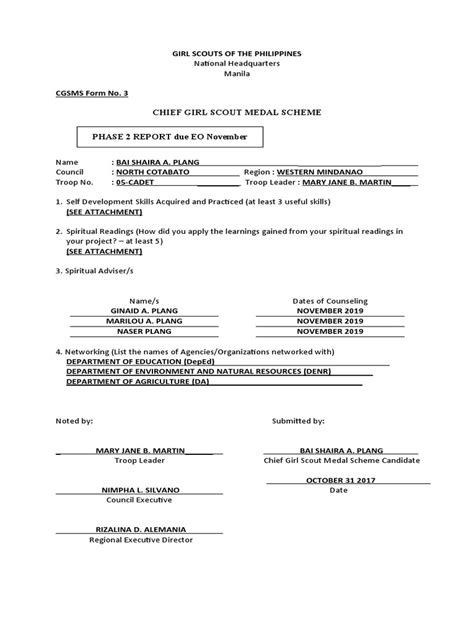 Cgsms Form No 3 Pdf Theology Religious Behaviour And Experience