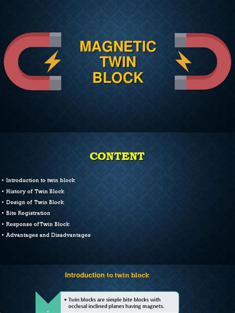 Magnetic Twin Block Pdf Dental Anatomy Health Sciences