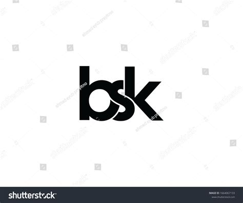 Bsk 원본 고정 로고 디자인 스톡 일러스트 1664067133 Shutterstock