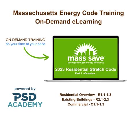 Massachusetts Energy Code Training Psd