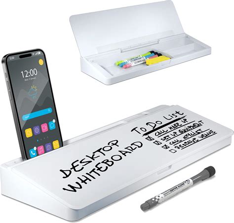 Deskboard Buddy Desktop Whiteboard White Desk Dry Erase