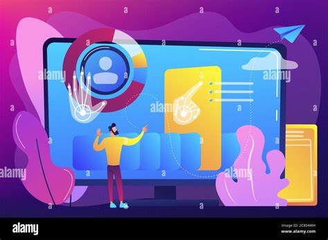 Gesture Recognition Concept Vector Illustration Stock Vector Image Art Alamy