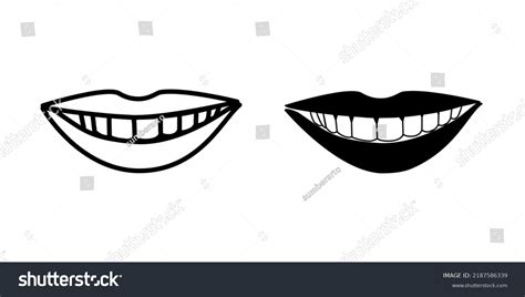 Sexy Lips Vector Illustration Creative Icon Stock Vector Royalty Free 2187586339 Shutterstock