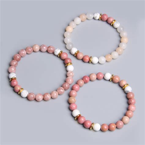 Badu Bg Гривна от естествен камък амазонит Дамски кръгли кварцови кристални мъниста Гривни с