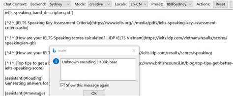 unknown encoding cl100k base · issue 107 · juzeon sydneyqt · github