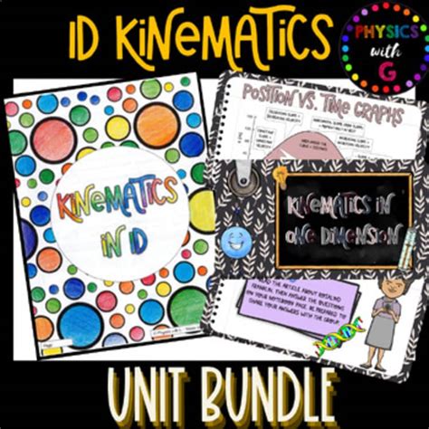 1D Kinematics Unit Bundle By Physics With G TPT
