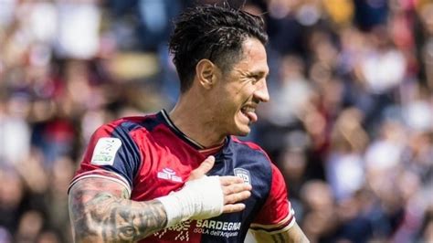 Gianluca Lapadula Marcó En Empate Del Cagliari Y Se Convirtió En El