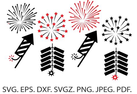 Fireworks Svg Cut Files