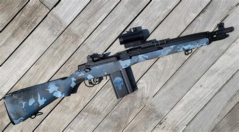 Cyma M14 With Urban Camo Paint I Love This Gun Rairsoft