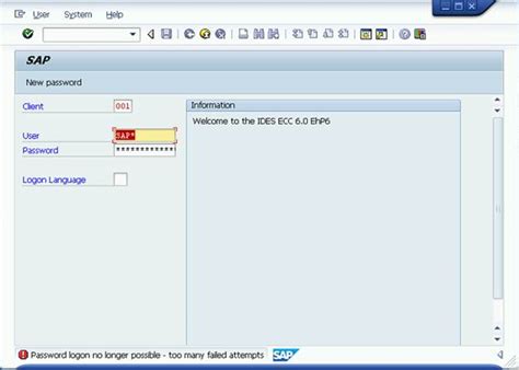 Sap Basis For Beginner Administration How To Unlock And Reset Sap User
