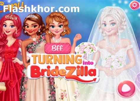 بازی عروسی جدید دخترانه السا و ساقدوش ها آرایشگری