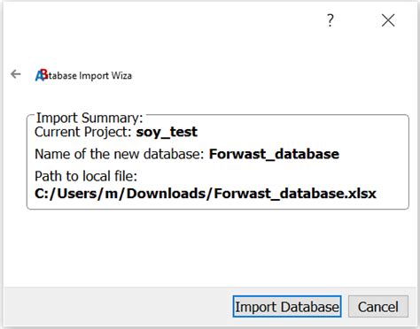 Excel Database Import Requires Itself · Issue 587 · Lca