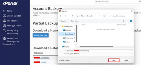 cara backup database mysql di cpanel hosting