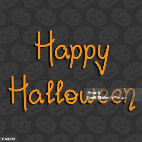 평면 스타일의 축하 장식 디자인 벡터 일러스트 레이 션을위한 해피 할로윈 레터링 0명에 대한 스톡 벡터 아트 및 기타 이미지 0명 개념 검은색 Istock
