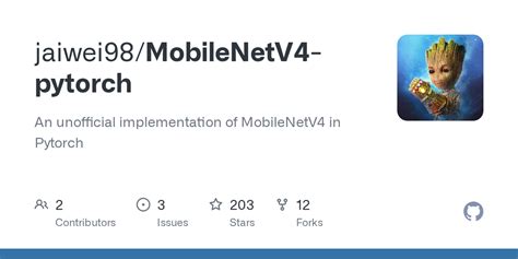 Github Jaiwei98mobilenetv4 Pytorch An Unofficial Implementation Of Mobilenetv4 In Pytorch