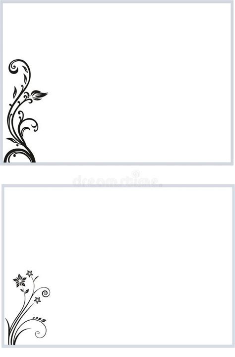 Floral Border Pattern Frame Design Vector Illustration Stock Illustration Illustration Of