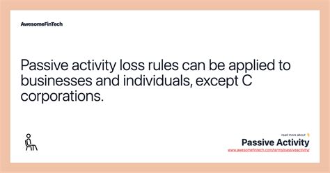 Passive Activity Awesomefintech Blog