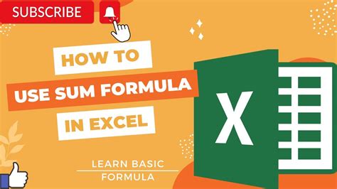 How To Use Sum Formula In Excel Excel Formulas Basic Formula Of Excel Youtube