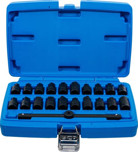 Bgs Technic Special Oil Drain Socket Set 10 Mm 38 21 Pcs