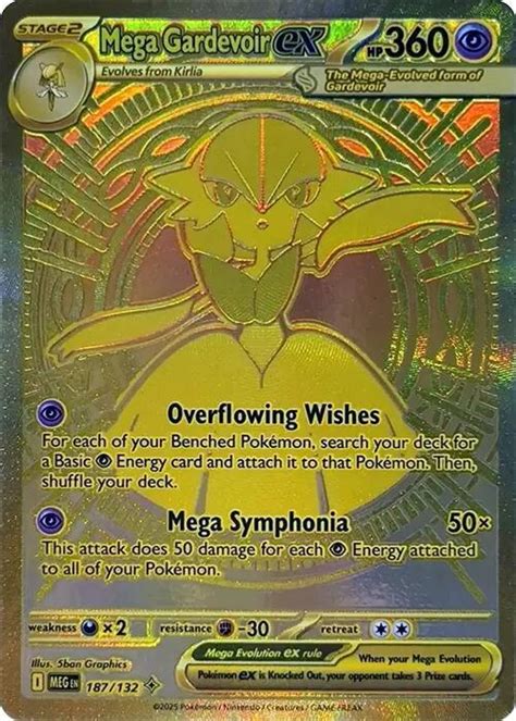 Mega Gardevoir Ex 187132 Me01 Mega Evolution Pokemon