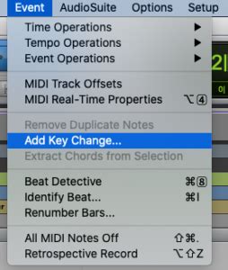 How To Add Key Change In Pro Tools Pro Tools Training