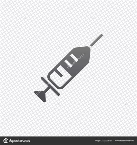 Simple Injector Icon Grid Background Stock Vector Image By ©fokaspokas