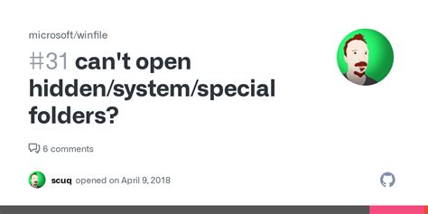 Can T Open Hidden System Special Folders Issue 31 Microsoft