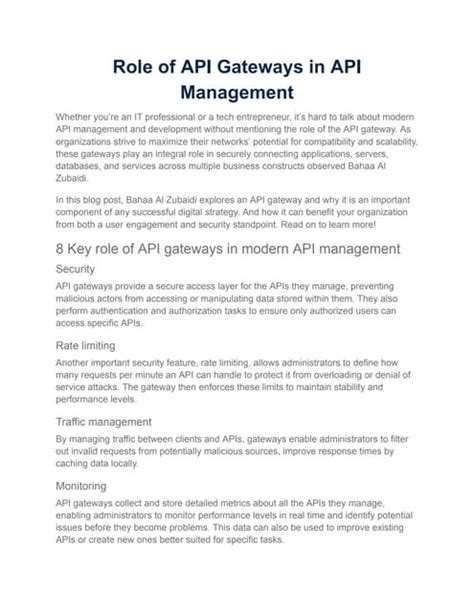 How To Design Scalable And Secure Apis Essential Considerations For