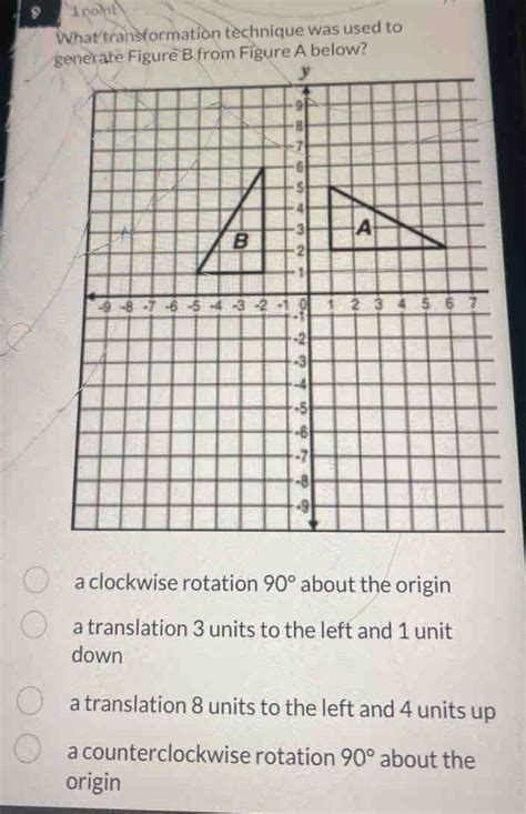 solved 9 1ront what transformation technique was used to ow a