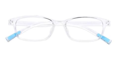 Metaphor Rectangle Translucent Frame Glasses Abbe Glasses