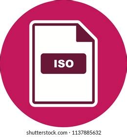Iso File Format Stock Vector Royalty Free Shutterstock