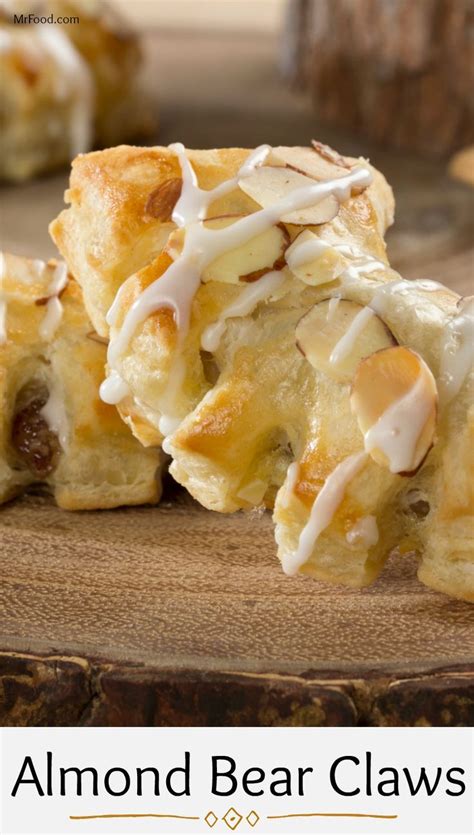 Almond Bear Claws Pastry Recipe