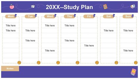 Excel Of Blue Study Planxlsx Wps Free Templates