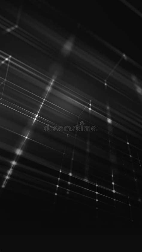 Network Connections Expanding In Technological Data Transfer Visualization Stock Illustration