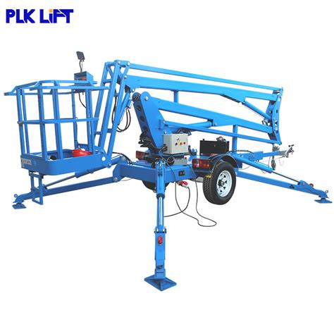 Cheap Mini Small Articulated Telescopic Tow Behind Spider Boom Lift For