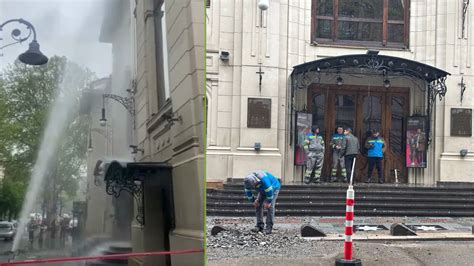 დაზიანებული წყალსადენის გამო მარჯანიშვილის თეატრი იტბორება Netgazeti • Gwp • Netgazeti Ge