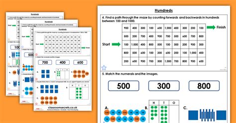 Free Hundreds Homework Extension Year 3 Place Value Classroom Secrets Classroom Secrets