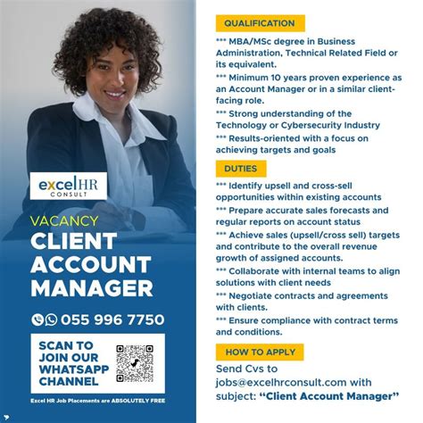 Excel Hr Consult On Linkedin Clientexcellence Accountmanager Applytoday Excelhr Hrconsulting
