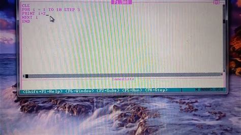 Qbasic For Loop Part 2 Youtube