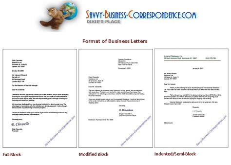 Semi Block Layout Business Letter Armando Friends Template
