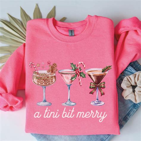A Tini Bit Merry Sweater Etsy