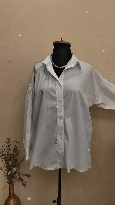تفصيل شميز ابيض لاغنى عنه فى دولابك Sew Sewing Fashion تفصيل Youtube