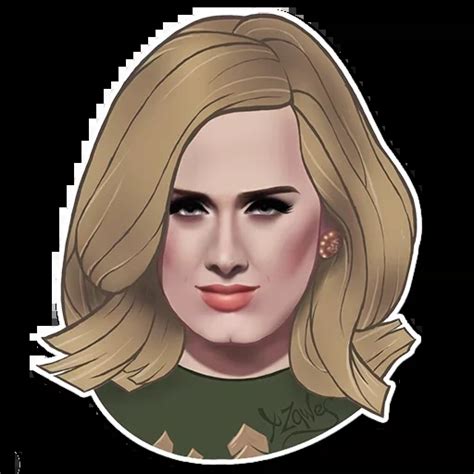Adele Stickers — Whatsapp Stickers Pack Adele Stickers — Whatsapp Stickers Pack
