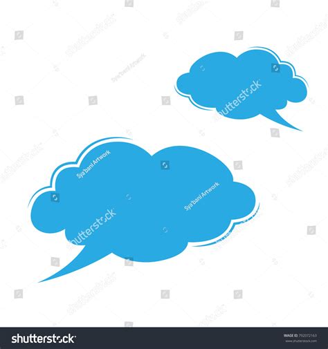 Dialog Box Vector Speech Bubbles Blank Stock Vector Royalty Free Shutterstock