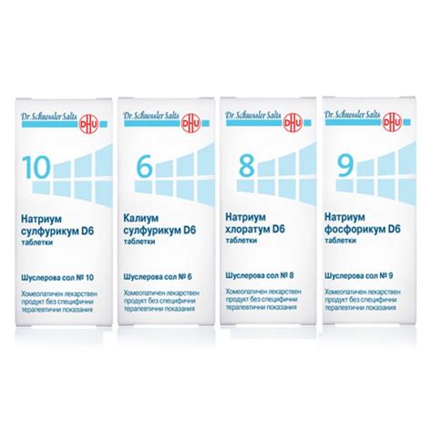 ШУСЛЕРОВИ СОЛИ Dhu Комбинация при дезинтоксикация X80 • Цена Аптека Прайм