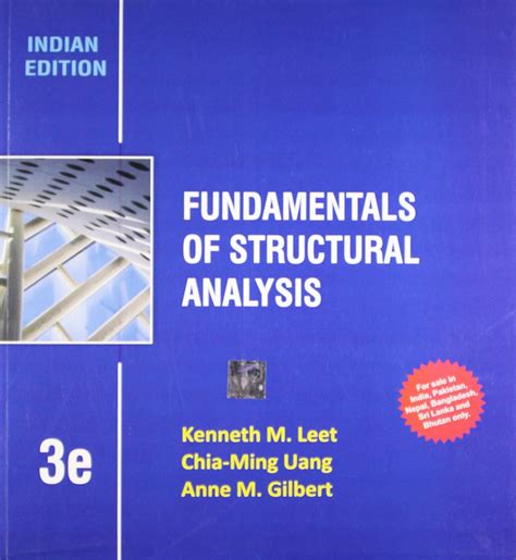 Fundamentals Of Structural Analysis Leet Uang Gilbert Zamecnik